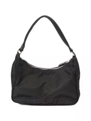 Prada Mini Hobo Logo-plaque Shoulder Bag