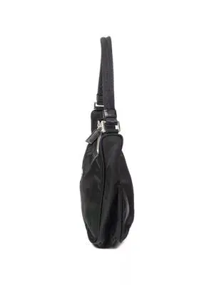 Prada Mini Hobo Logo-plaque Shoulder Bag