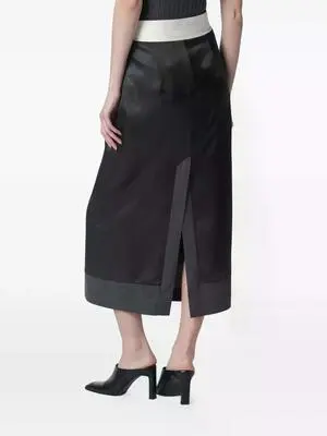 RÓHE Inside-out Midi Skirt - Black