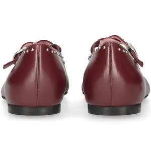 Pretty Ballerinas Criss Cross Mary Jane - Burgundy