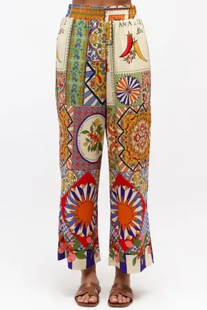 LABEL OF LOVE Amalfi Mosaic Pants