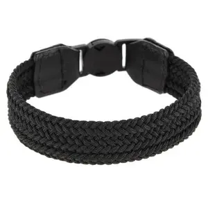 Trafalgar 18mm Braided Golf Bracelet Black