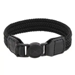 Trafalgar 18mm Braided Golf Bracelet - Black