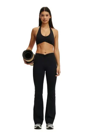 Cotton:on Active Ultra Soft Scrunch Front Flare - Black
