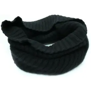 Portolano Cashmere Neck Warmer - Black