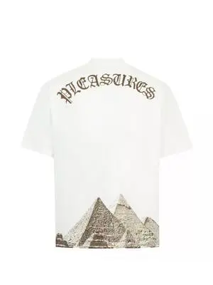 PLEASURES Elevation Pyramid-print T-shirt