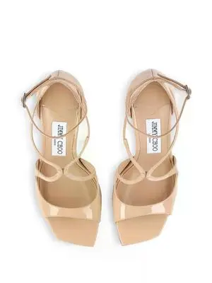 JIMMY CHOO Azia 95 Heeled Sandals - Neutrals