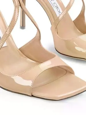 JIMMY CHOO Azia 95 Heeled Sandals - Neutrals