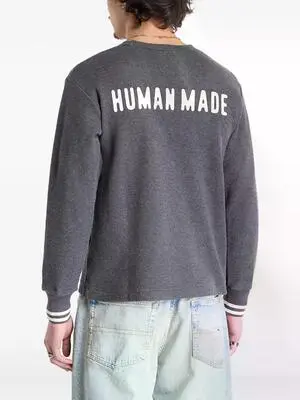 HUMAN MADE Textured Long Sleeve Sweatshirt