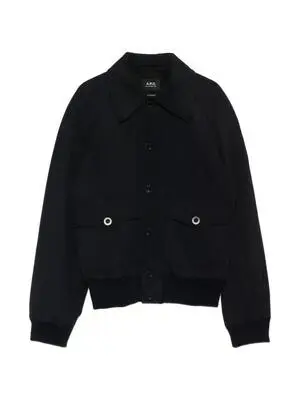 A.p.c. Patch-pocket Collared Bomber Jacket