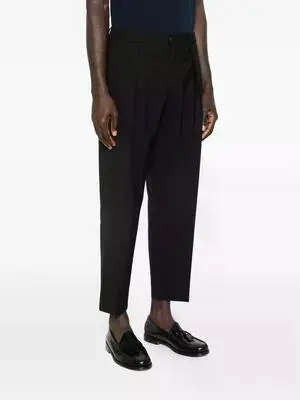 BRIGLIA 1949 Pleated Trousers - Black
