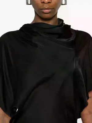 Rick Owens Draped Midi Dress