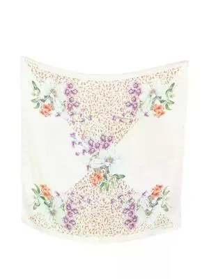 TWINSET Floral-print Scarf - Neutrals