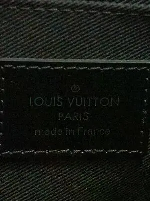 LOUIS VUITTON 2015 Gm Jour Damier Graphite Pouch - Black