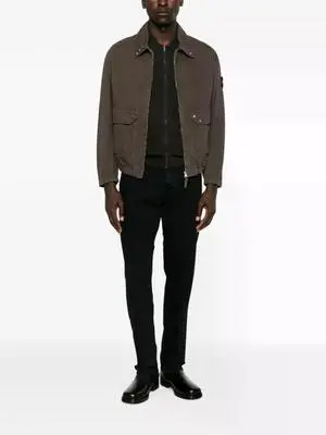 Stone Island Five-pocket Slim Fit Jeans - Black