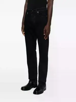 Stone Island Five-pocket Slim Fit Jeans - Black