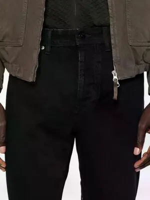 Stone Island Five-pocket Slim Fit Jeans - Black