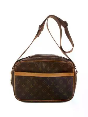 LOUIS VUITTON Reporter Monogram Canvas Shoulder Bag - Brown
