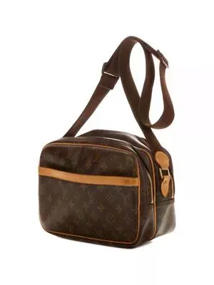 LOUIS VUITTON Reporter Monogram Canvas Shoulder Bag - Brown