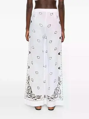 P.a.r.o.s.h Embroidered Wide-leg Trousers