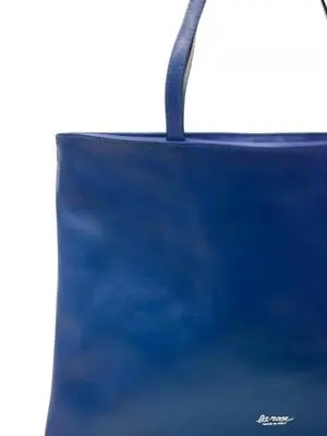 LA ROSE Zip Fastening Tote Bag - Blue