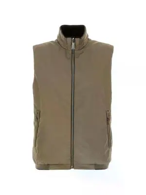 Moorer Straight Hem Vests For Men