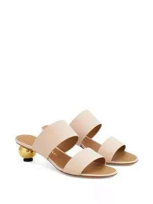 FERRAGAMO Spherical Heeled Mules
