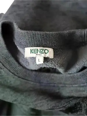 Kenzo Tiger Embroidered Sweatshirt - Grey