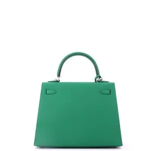 Hermès Kelly Handbag Green Epsom 25
