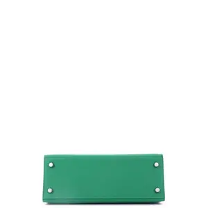 Hermès Kelly Handbag Green Epsom 25