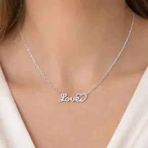 DONATELLO GIAN Love Necklace, Heart Bracelet & Heart Earrings Set