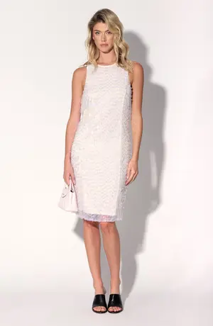 Walter Baker Noella Opalescent Beaded Dress