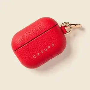 CASUPO Airpod Case With Ring Red