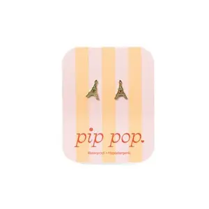 PIP POP Eiffel Tower Stud Earrings