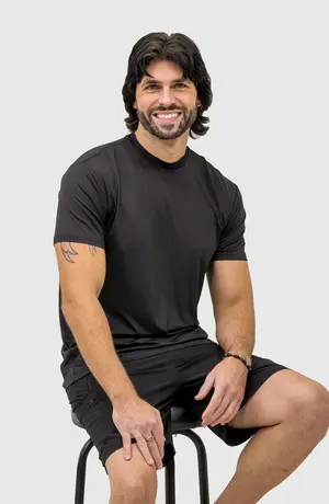 EPIC FITS Active Tech Crew Neck T-shirt - Black