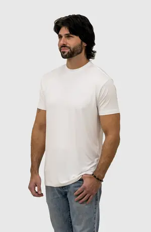 EPIC FITS Active Tech Crew Neck T-shirt - White