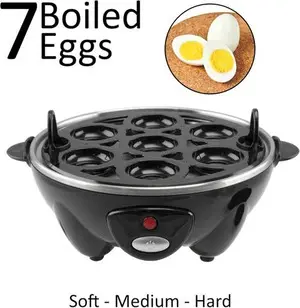 BRENTWOOD 7 Egg Cooker/steamer - Black