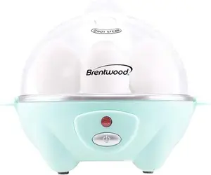 BRENTWOOD 7 Egg Cooker/steamer - Blue