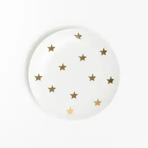 HOUSE OF REVELRY Charmed Star Salad Plate Set - White