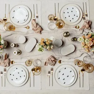 HOUSE OF REVELRY Charmed Star Salad Plate Set