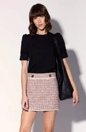 Walter Baker Hera Mini Tweed Skirt