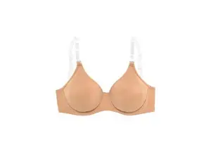 LASCANA Multi-strap Underwire T-shirt Bra - Tan
