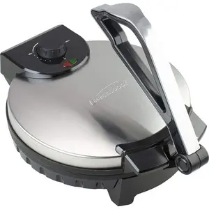BRENTWOOD 12 Inch Tortilla Maker - Stainless Steel