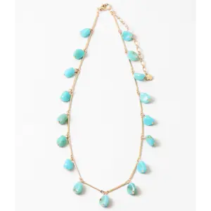ERIN MCDERMOTT JEWELRY Raindrops In Italy Necklace - Blue