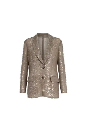 Brunello Cucinelli Embroidered Blazer