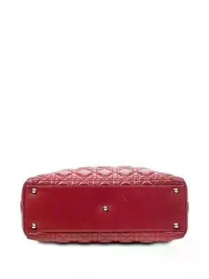 Dior Large Lady Handbag - Red