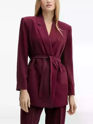 Armani Exchange Belted Wrap Top