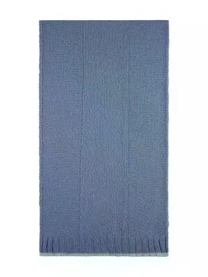 Paul & Shark Ribbed-trim Scarf