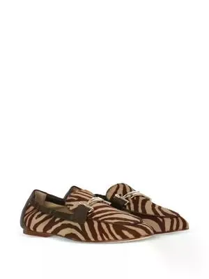 TOD'S Zebra-print Loafers