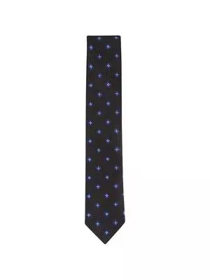Zegna Floral Neck Tie - Blue